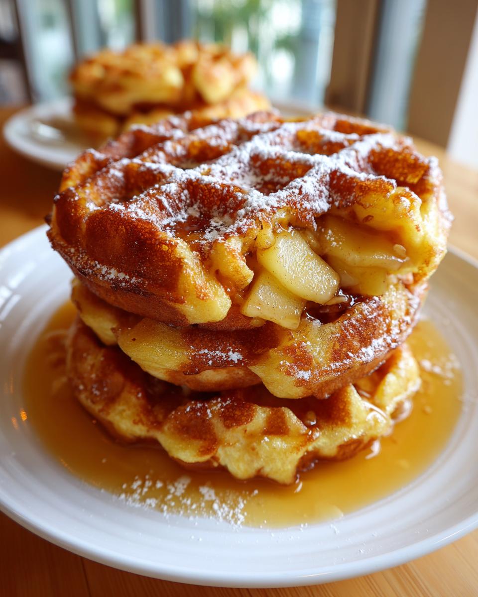 Apple Fritter Waffle Donuts Recipe: 7 Steps to Delight