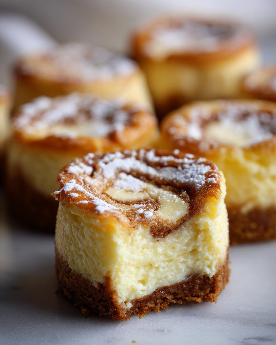 Mini Cinnamon Roll Cheesecakes: 7 Joyful Bites Await