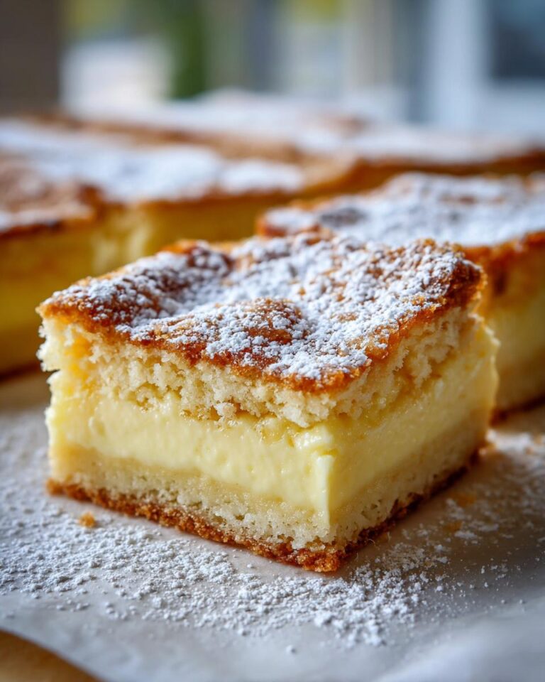 Vanilla custard cream squares recipe to Delight Your Senses